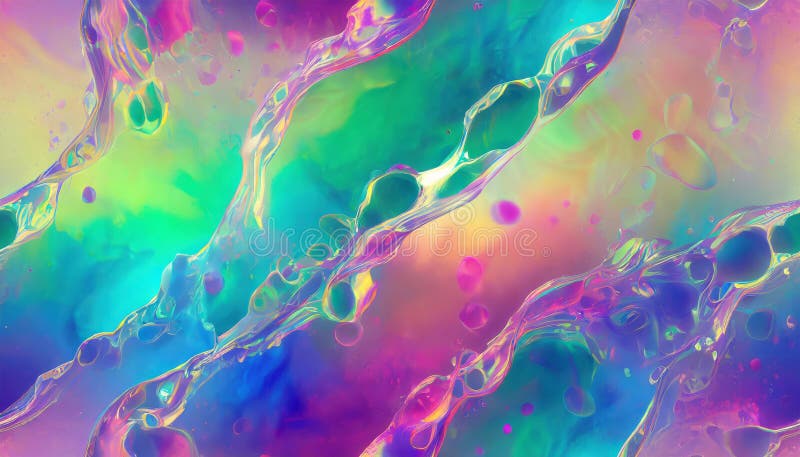 Iridescence Water Abstract Gradient, Seamless Abstraction, Splash ...