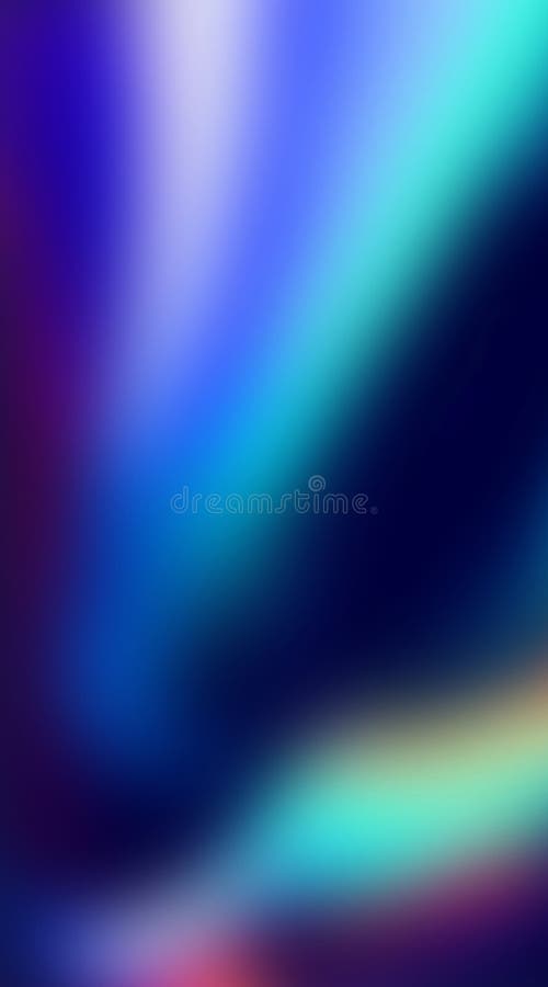 Iridescent Chrome Gradient. Trendy Colorful Holographic Abstract ...