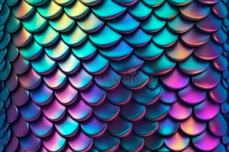 Iridescent Dragon Leather Texture Design Stock Illustration ...