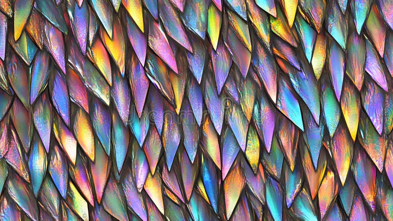 Iridescent Dragon Scales Seamless Pattern Texture Royalty Free Image ...