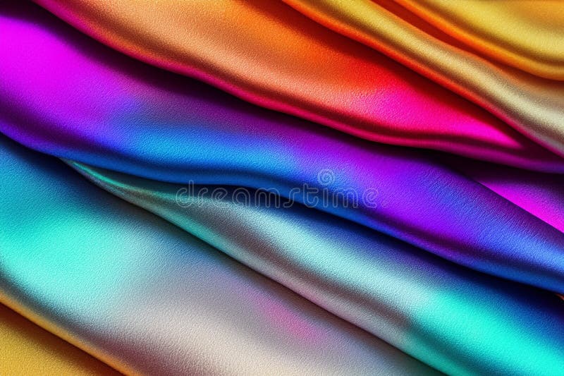 Iridescent Fabric Background. Shiny Mother of Pearl Fabric, Bright ...