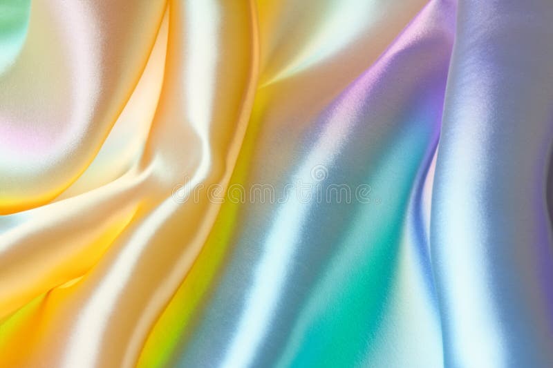 Iridescent Fabric Background. Shiny Mother of Pearl Fabric, Bright ...