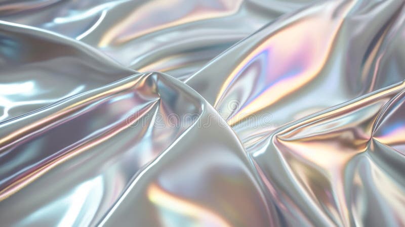 Iridescent Fabric Texture Background with Silver Shimmer Stock ...