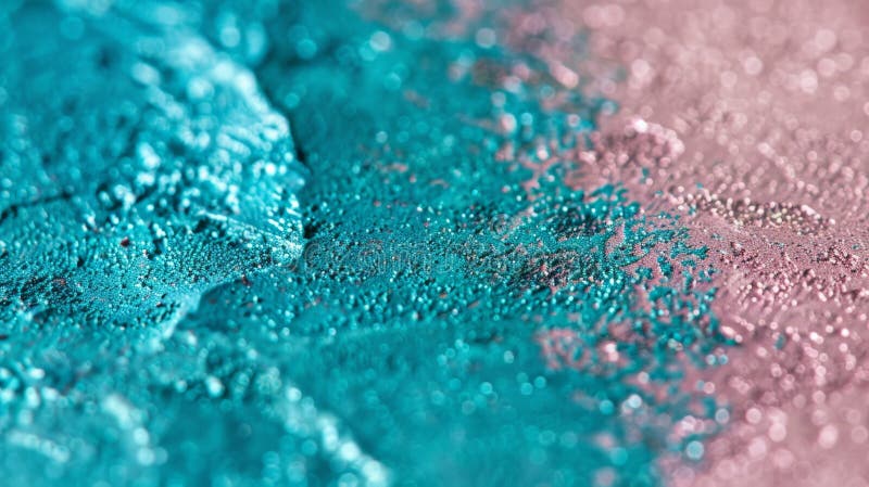 Iridescent Glitter Texture Background: Abstract Blue Pink Sparkle ...
