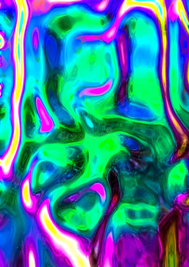Iridescent Holographic Wave Pattern Background Stock Illustration ... Iridescent Holographic Wave Pattern Background Stock Illustration ...