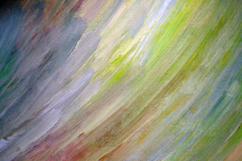 Iridescent Iridescence of Paint. Multicolored Gradient on the Palette ...