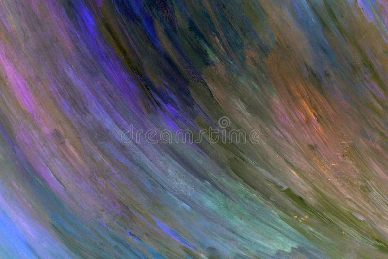 Iridescent Iridescence of Paint. Multicolored Gradient on the Palette ...