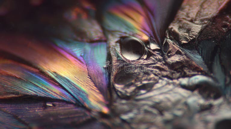 Iridescent Lens Blank Surface, a Play of Light and Texture Stock ...
