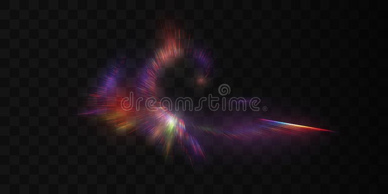 Iridescent light rays. stock vector. Illustration of luminescence ...