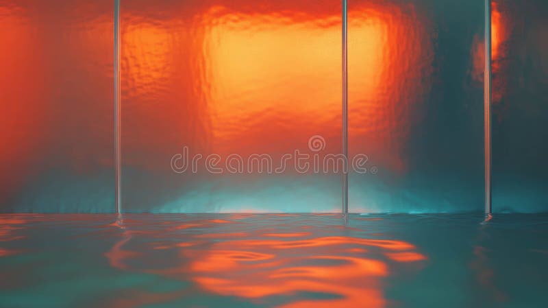 Iridescent Liquid Metal Wall Texture with Flowing Patterns for Abstract ...