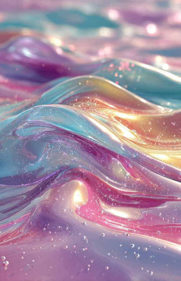 Pastel Rainbow Bubbles Swirling Abstract Background Stock Photos - Free ...