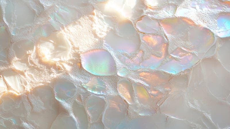 Iridescent Pearl Texture Background with Shimmering Light Stock ...