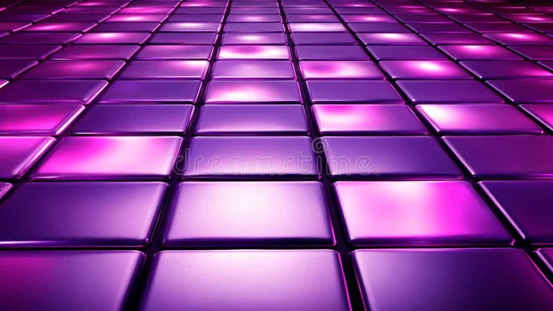 Iridescent Purple Tiles Creating an Infinite Perspective, Glossy ...