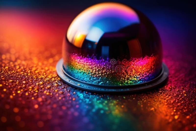 Iridescent Rainbow Glitter Sheen, Abstract Pattern Wallpaper Background ...