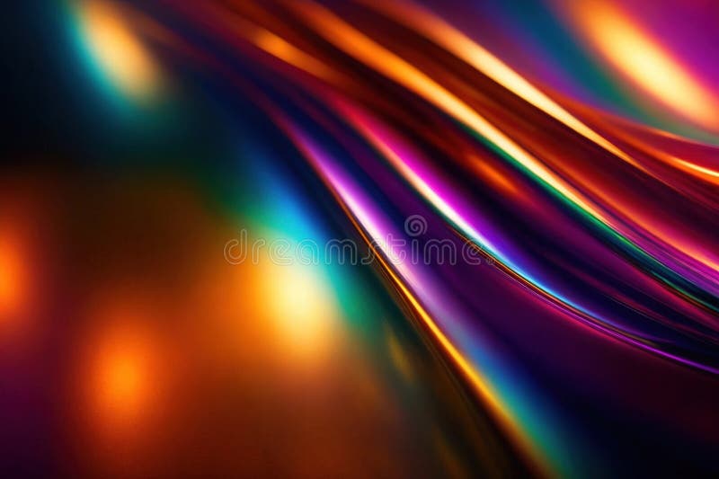Iridescent Rainbow Glitter Sheen, Abstract Pattern Wallpaper Background ...