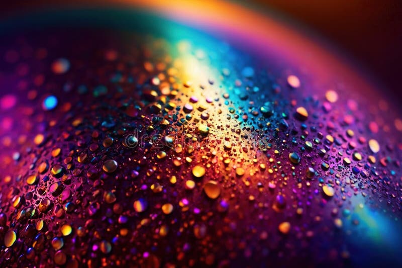 Iridescent Rainbow Glitter Sheen, Abstract Pattern Wallpaper Background ...