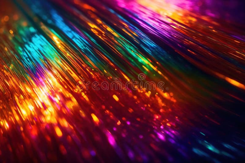 Iridescent Rainbow Glitter Sheen, Abstract Pattern Wallpaper Background ...