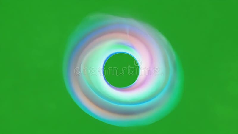 Iridescent Rings of Steam Pulsating Rhythmically Creating a Mesmerizing ...