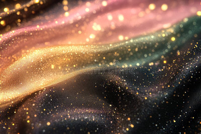 Iridescent Silk Fabric Texture in Soft Lighting. Neural Network AI ...