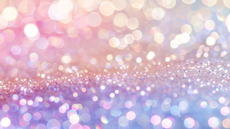 Iridescent Sparkle Background, Glitter Texture, Dreamy Bokeh Lights ...