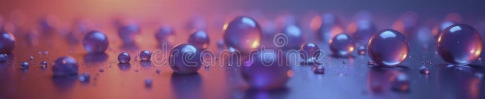 Iridescent Spheres Scattered Across Tri Color Surface, Shape, Surface ...