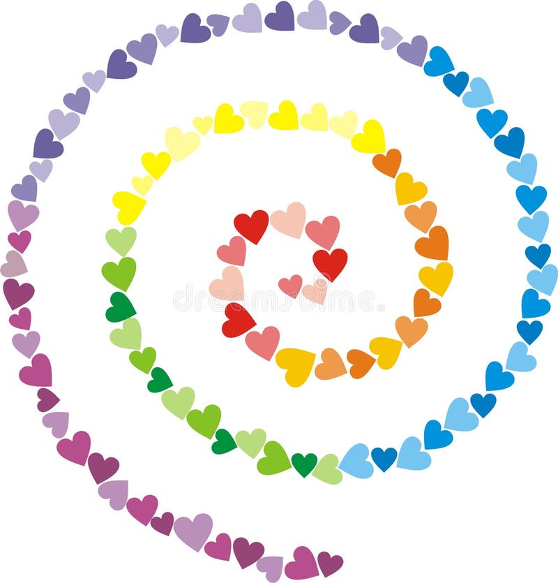 Small Multi Coloured Heart Stock Illustrations – 4 Small Multi Coloured ...