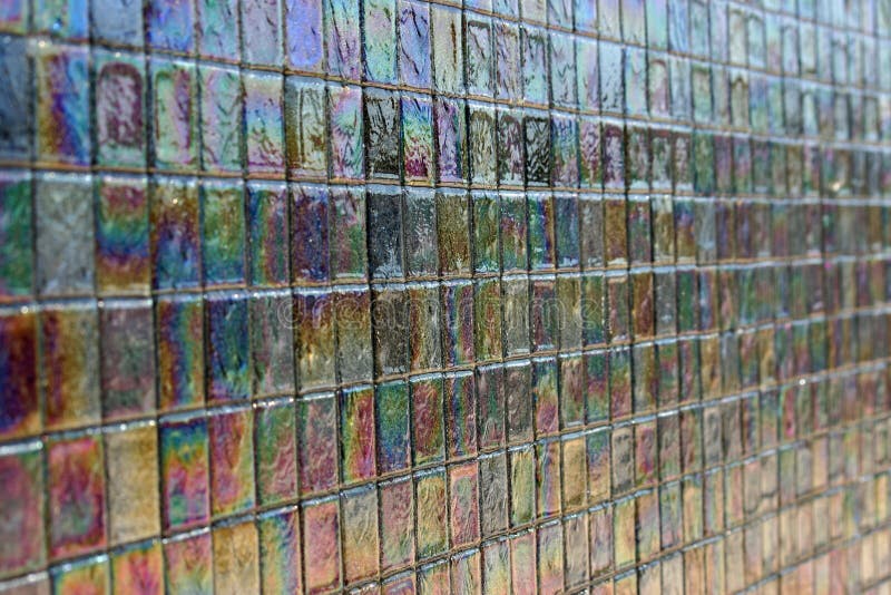 Iridescent Tile Wall stock image. Image of abstract, colorful - 3435187