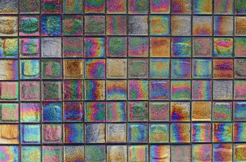 Iridescent Tile Wall stock image. Image of abstract, colorful - 3435187