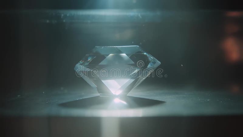 Iridium Crucible Crystallizing Inside Transparent Chamber Stock Footage ...