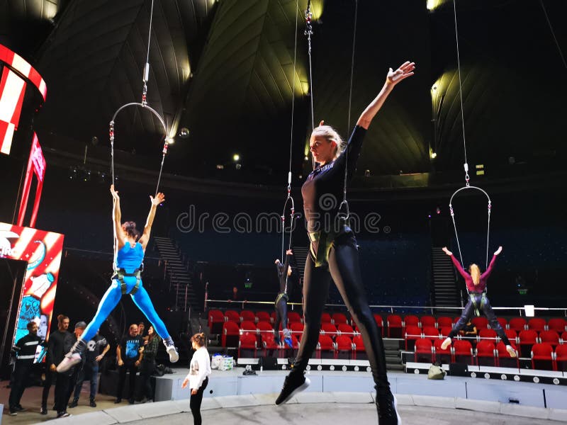 Iris Band Preparations for the Concert at Bucharest Metropolitan Circus ...