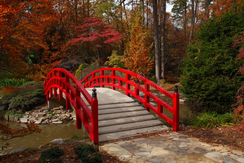 Iris Bridge in the Fall stock image. Image of duke, sarah - 22106669
