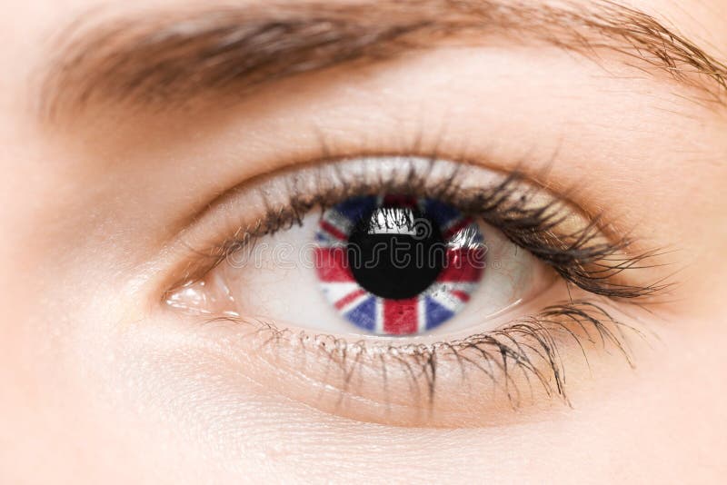 Close Up Female Eye Country Flag Stock Photos - Free & Royalty-Free ...