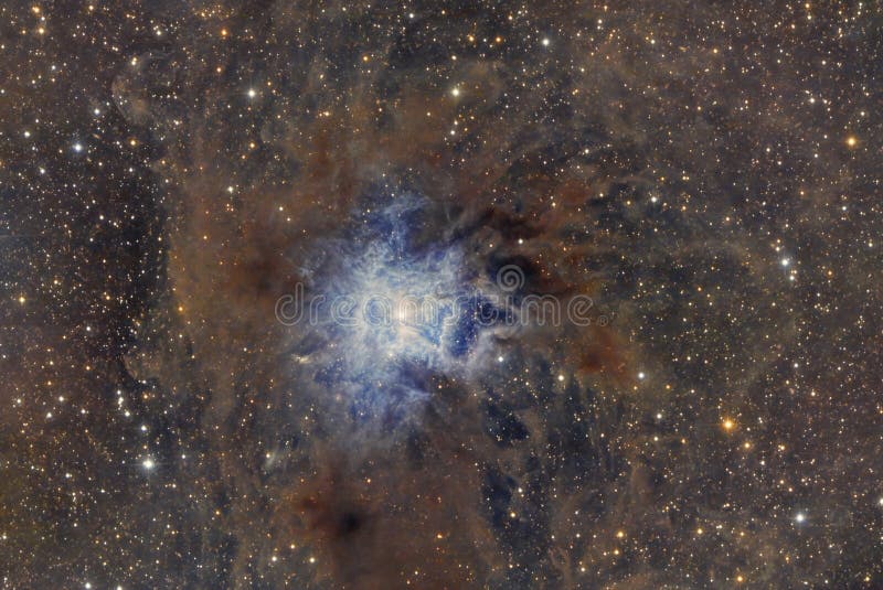Iris Nebula NGC7023 stock image. Image of nasa, night - 232621901