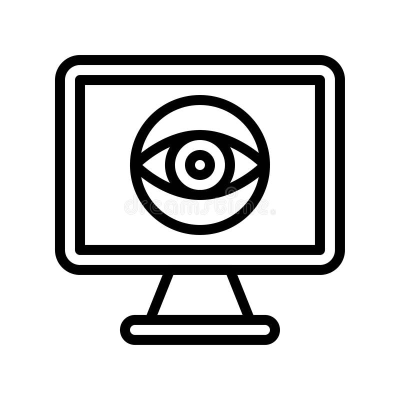 Iris Recognition stock illustration. Illustration of identification ...