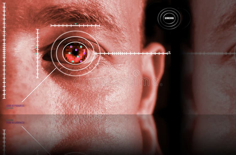 Iris scan security stock photo. Image of look, close - 19860422