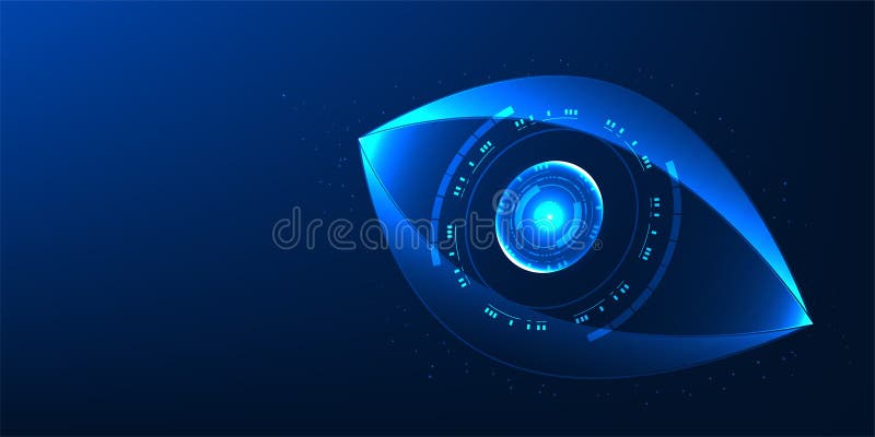 Iris Scanning Technology with Iris Elements Uses a Person S Biometric ...