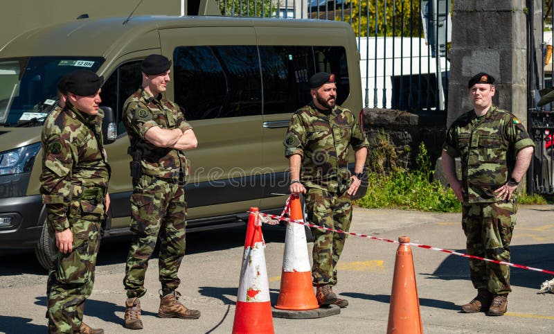 Irish Army during a Show for the Public Editorial Stock Image - Image ...