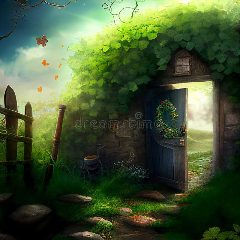 Irish Background and Leaf Clover. Vector Stock Vector - Illustration of ...