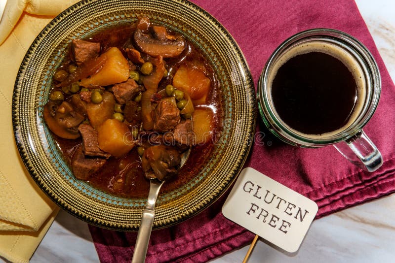 Irish Beef Beer Stew stock image. Image of food, lamb - 214330363