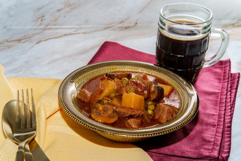 Irish Beef Beer Stew stock photo. Image of celtic, irish - 214330390