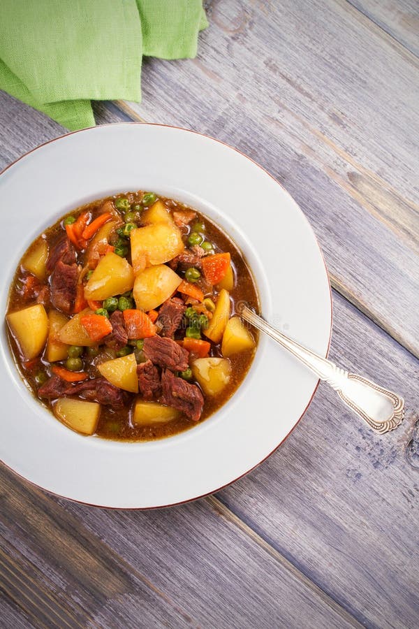 Irish beef and stout stew. stock photo. Image of chowder - 102655940