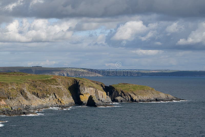 Irish blue on the coast stock photo. Image of container - 216170110