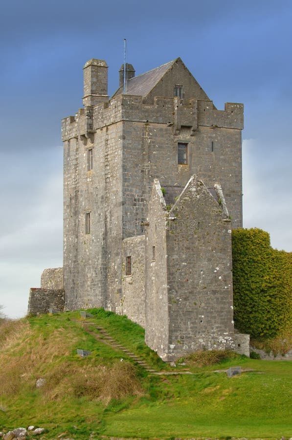 Irish Castle stock image. Image of colorful, dramatic, evening - 825263