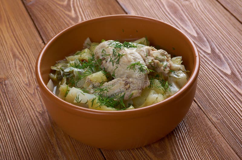 Irish chicken stew stock image. Image of potato, meat - 43855413
