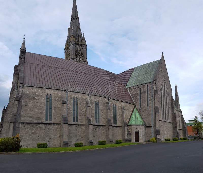 View Of The Old Irish Church. Stock Photo - Image of architecture ...