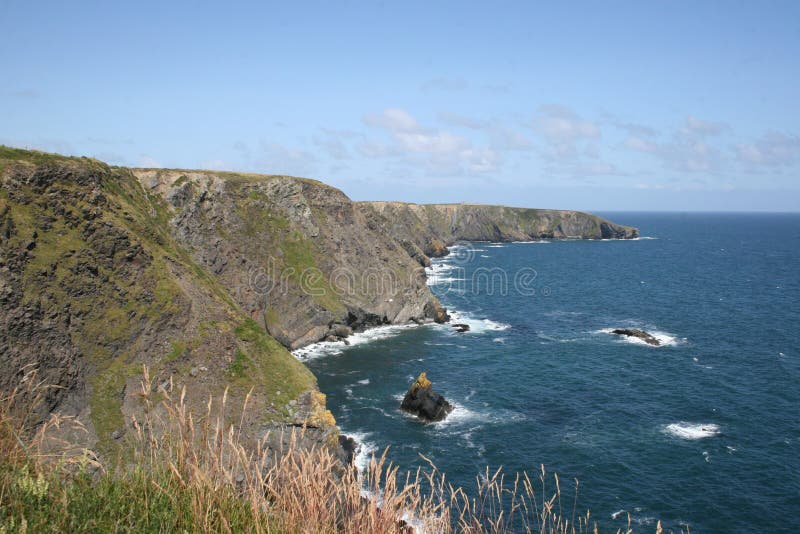 Irish cliffs scenery stock image. Image of slope, panorama - 10473153