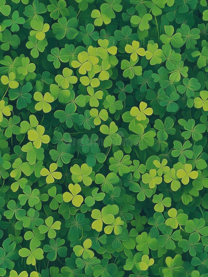Irish Clover Pattern stock photo. Image of irish, design - 362163038