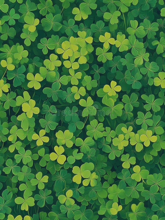 Irish Clover Pattern stock photo. Image of irish, design - 362163038