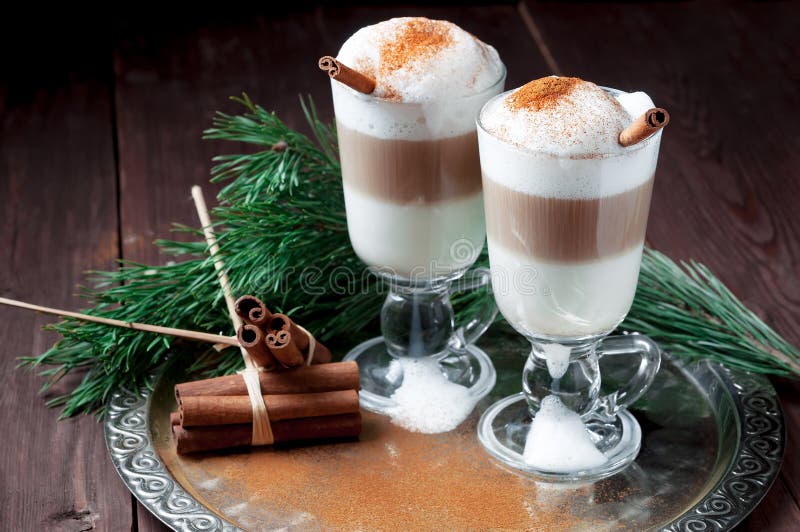 Irish coffee cup stock image. Image of cappuccino, brown - 50955315