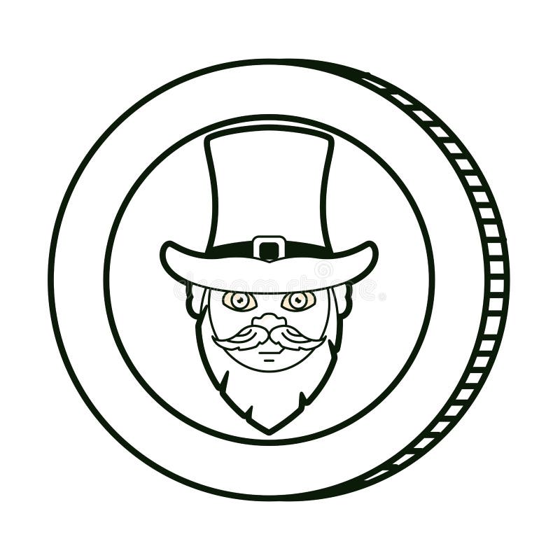 Irish coin stacked stock vector. Illustration of design - 144548055